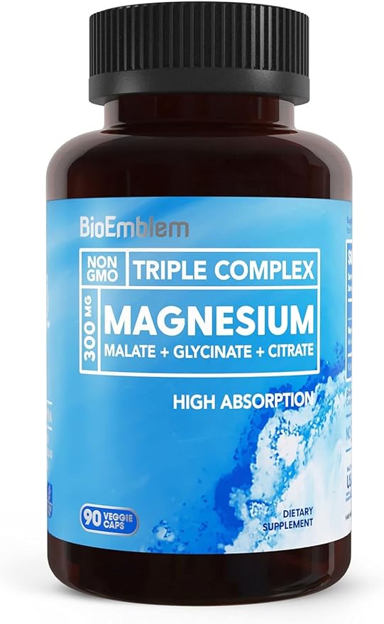 Triple Complex Magnesium – 90 Capsules for Daily Magnesium Support ...
